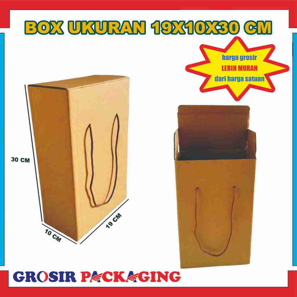 Jual Box Tas 19x10x30 cm / Box Tas / Kardus Polos / Box Sliplock ...