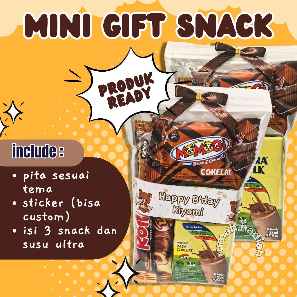 Jual Mini Snack Susu / Mini Gift Snack / Mini Hampers / Mini Gift Ulang ...