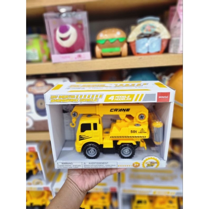 Jual Miniso-Engineering Vehicle Series DIY Inertia Engineering vehicle ...