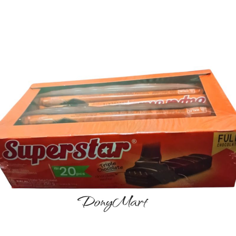 Jual Superstar Wafer Superstar Wafer Coklat Isi 20 Pcs | Shopee Indonesia