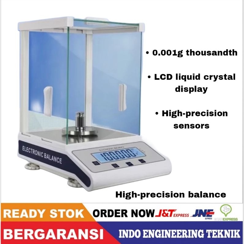 Jual timbangan analitical balance 0,0001 gr 0,1 mg neraca analitik max 320g | Shopee Indonesia