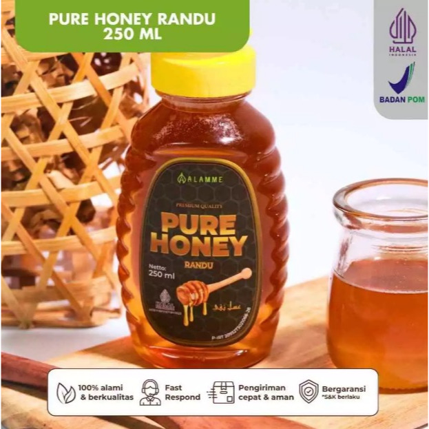 Jual Alamme Pure Honey Premium Original 100% Madu Murni Randu | Shopee ...