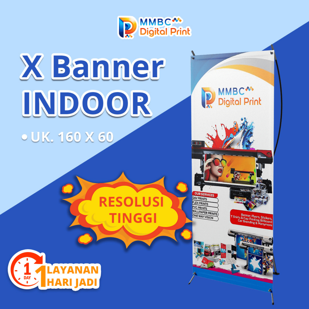Jual [FREE KAKI] X BANNER INDOOR FULL COLOR | Shopee Indonesia