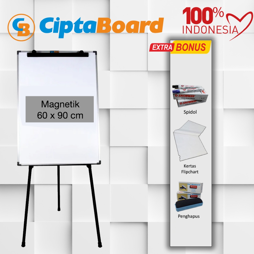 Jual Flip Chart / Flipchart / Whiteboard / Papan Tulis / Papan ...