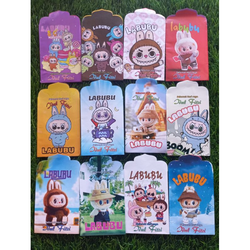 Jual Amplop Lebaran Labubu Ukuran Medium per pak isi 10 | Shopee Indonesia