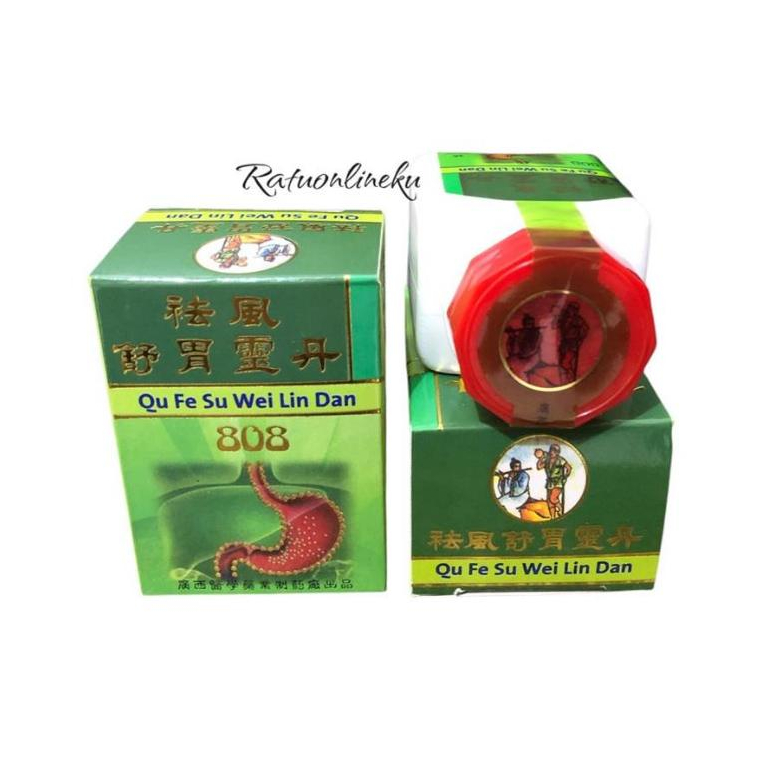 Jual 808 Qu Fe Se Wei Lin Dan Original Obat Lambung Gerd Asam Lambung ...