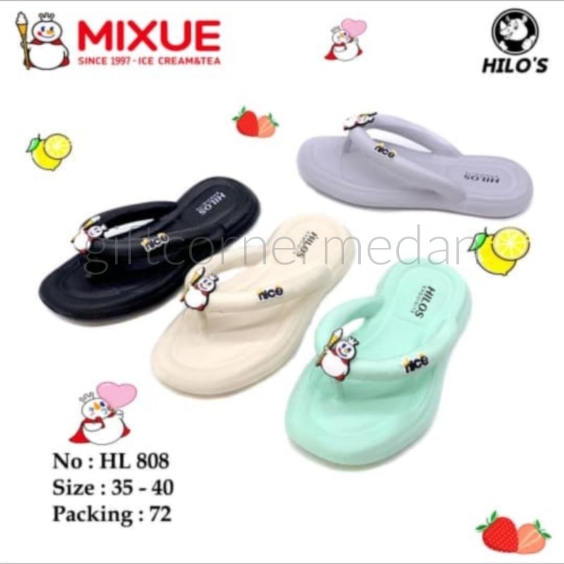 Jual SANDAL JEPIT KARET HILOS HL808 (35-40) | Shopee Indonesia