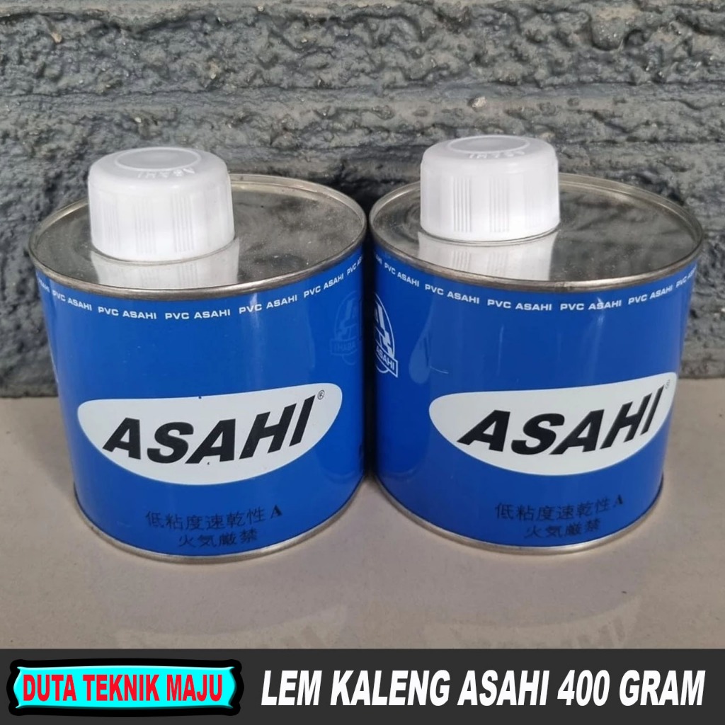 Jual Lem Pipa PVC Kaleng ASAHI / Lem Pipa Paralon 400 Gram | Shopee ...