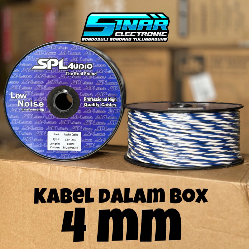 Jual KABEL DALAM BOX SPL AUDIO 4MM l 4 MM ORIGINAL [ECER METERAN ...