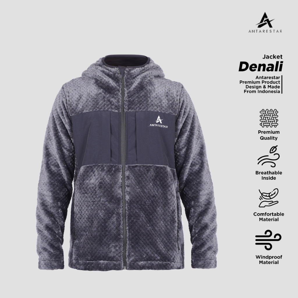Jual Jaket Gunung Denali Jacket Bulu Sherpa Windproof Jaket Outdoor ...