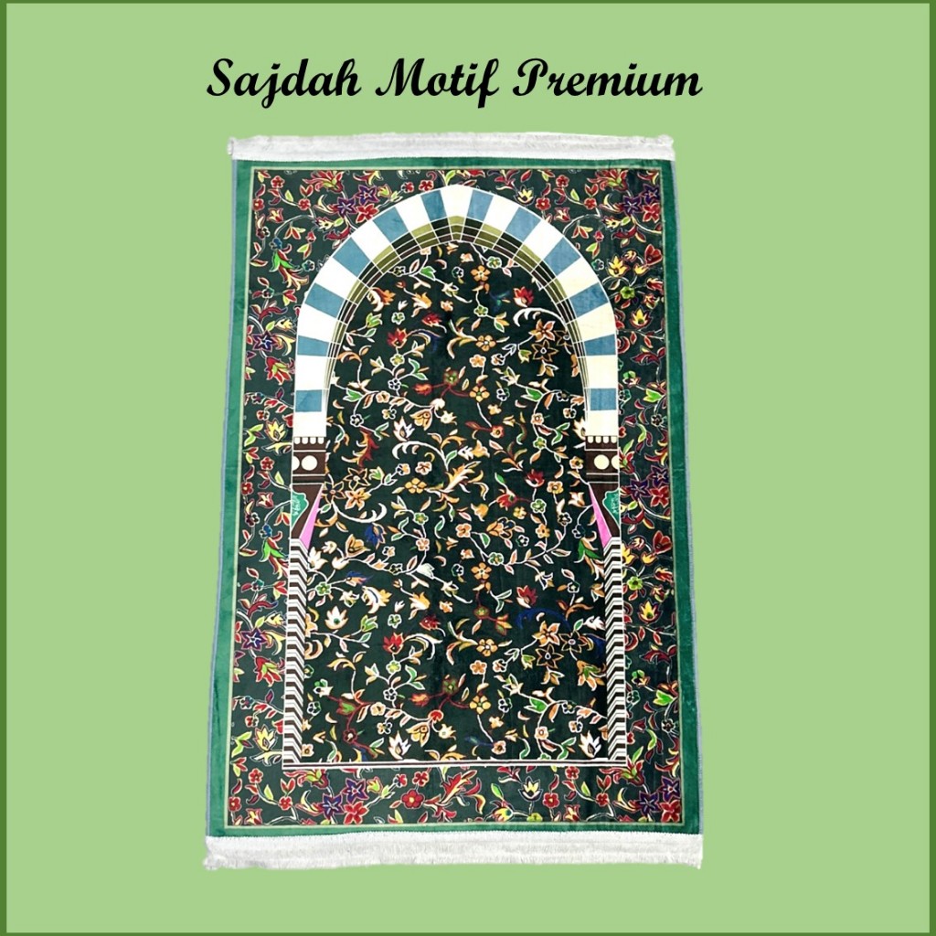Jual SAJADAH ESTETIK PREMIUM JUMBO UK 80X120 CM KARPET TEBAL LEMBUT ...