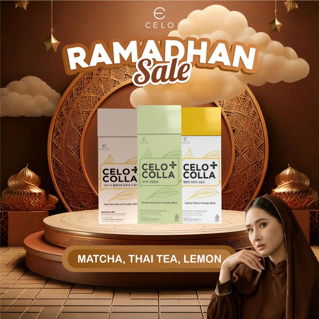 Jual 3 - PCS BUNDLE CELO COLLA+ ALL VARIANT DRINK (MATCHA, THAI TEA ...