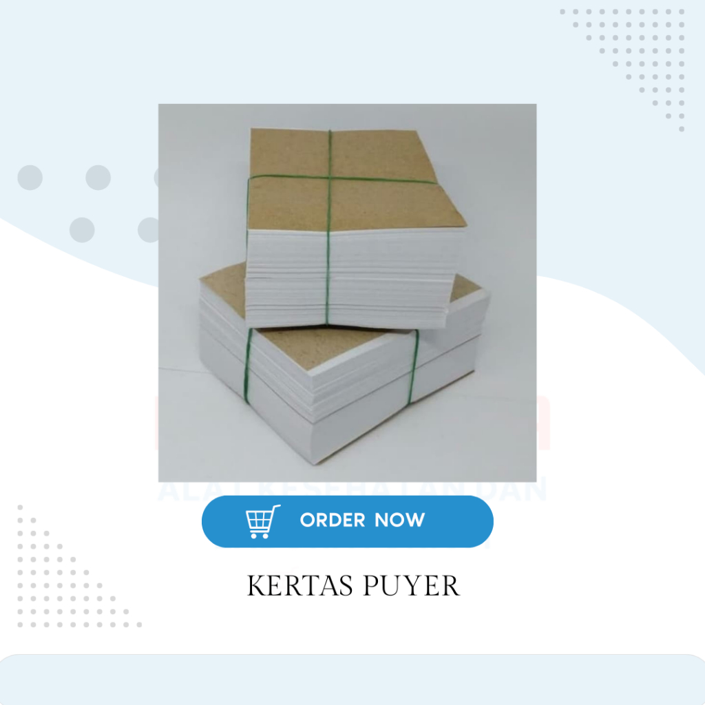 Jual Kertas Puyer / Kertas Perkamen Obat / Kertas Puyer / Kertas Pembungkus Obat Isi 500 Lembar ...