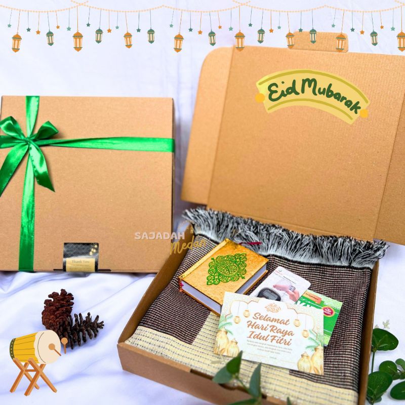 Jual BOX HAMPERS SAJADAH TRAVEL TEBAL JUMBO HADIAH RAMADHAN IDUL FITRI ...