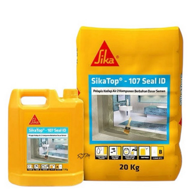 Jual SIKA TOP SEAL 107 Waterproofing / Pelapis Kedap Air Obat Cor Set ...
