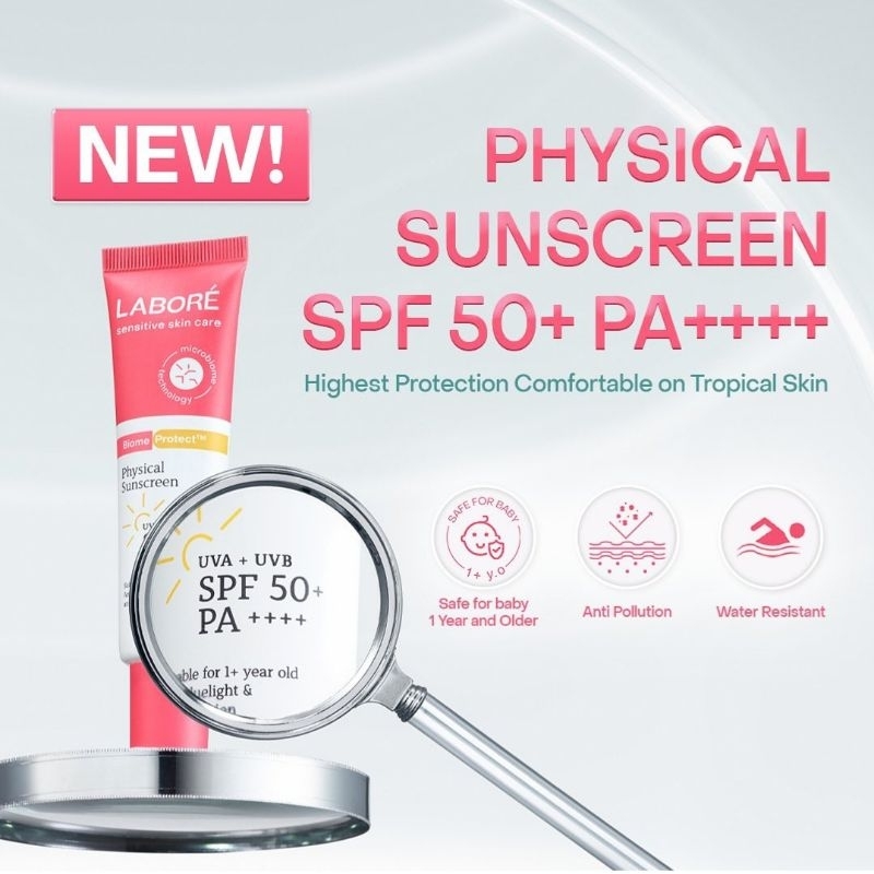 Jual LABORE Sensitive Skin Care Biome Protect Physical Sunscreen SPF 50 ...