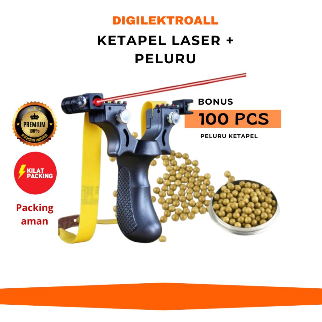 Jual [GRATIS PELURU] Big Power Ketapel Laser Tactical Ketapel Slingshot ...