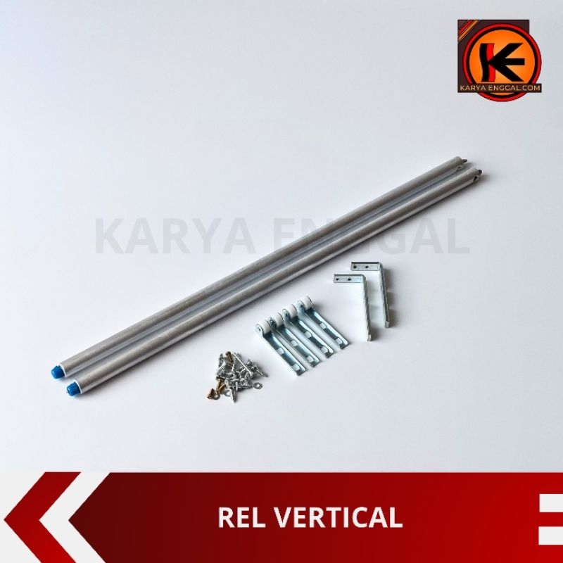 Jual Rel Sliding Jendela Vertikal Aluminium / Rel Geser Atas / Rel ...