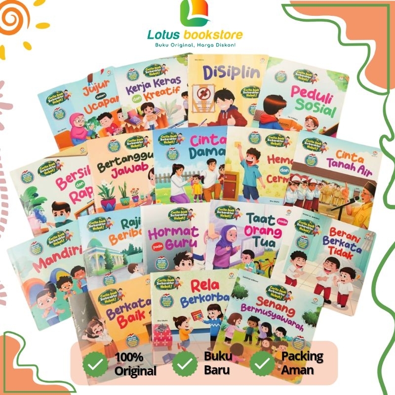Jual Cerita Anak Berkarakter Hebat (Satuan) - Buku Edukasi Anak - Ziyad ...