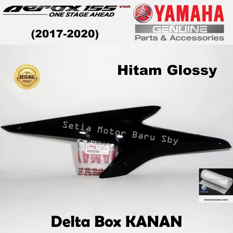 Jual Lantai Samping Delta Box Cover Side Aerox 155 Hitam Kanan Asli ...