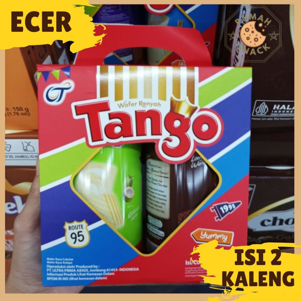 Jual TANGO WAFER 2IN1 PER BOX ISI 2 KALENG COCOK UNTUK HANTARAN LEBARAN ...