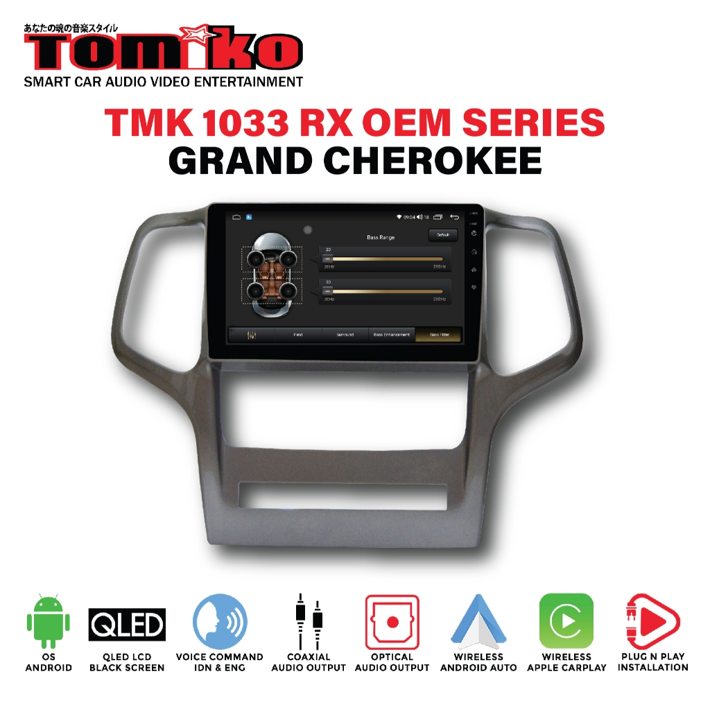 Jual Tomiko Head Unit Android TMK 1033 RX OEM Series for Grand Cherokee | Shopee Indonesia