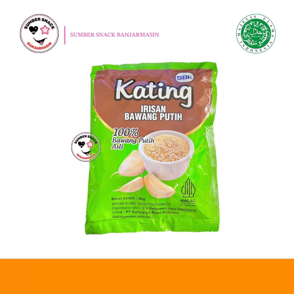 Jual Kating Irisan Bawang Putih (40g) | Shopee Indonesia