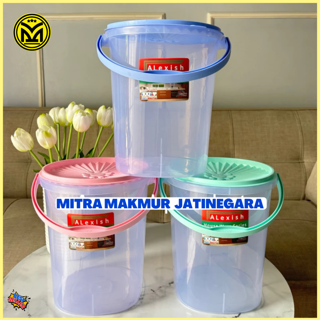 Jual TOPLES GAGANG 8 LITER ALEXISH SEALWARE GAGANG SHIMORY TOPLES PLASTIK KERUPUK ES BUAH ES TEH ...