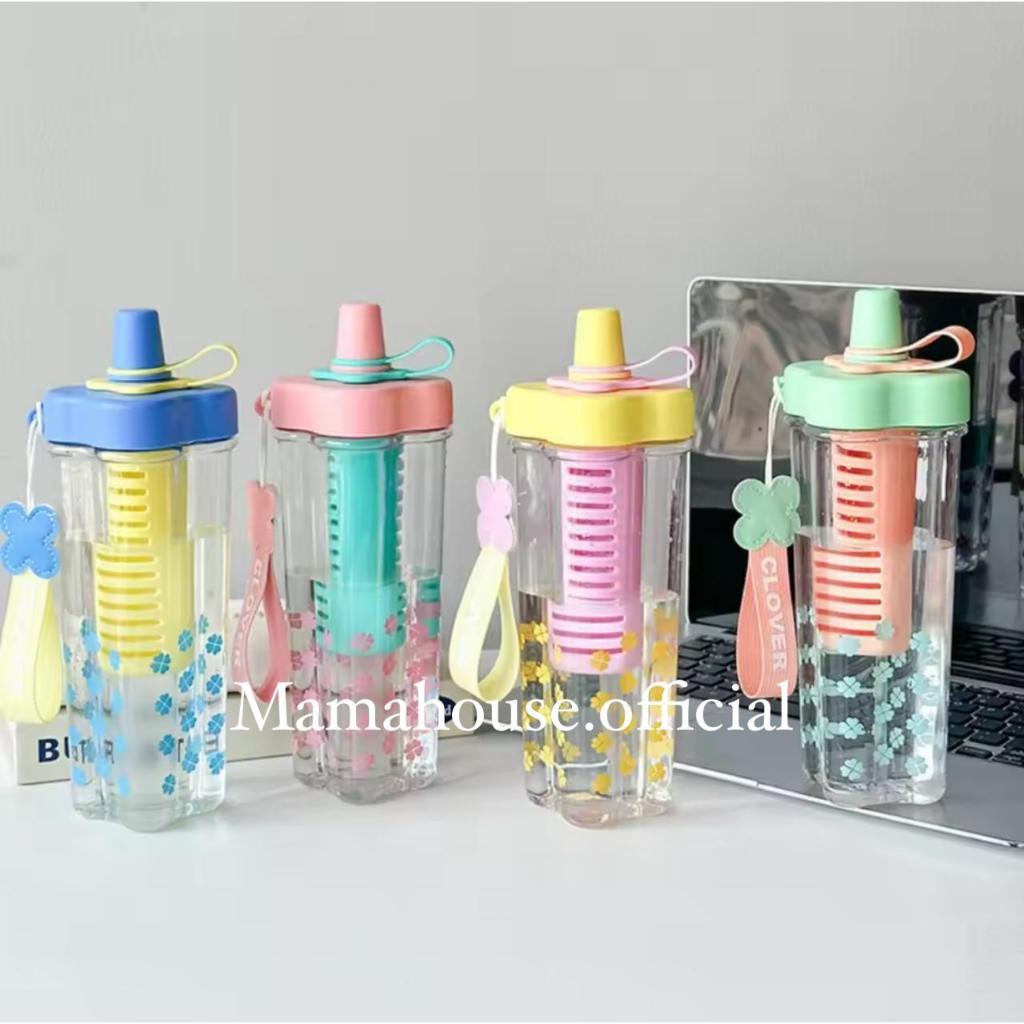 Jual BOTOL MINUM INFUSED WATER CLOVER TRANSPARANT 600ML TEBAL ...