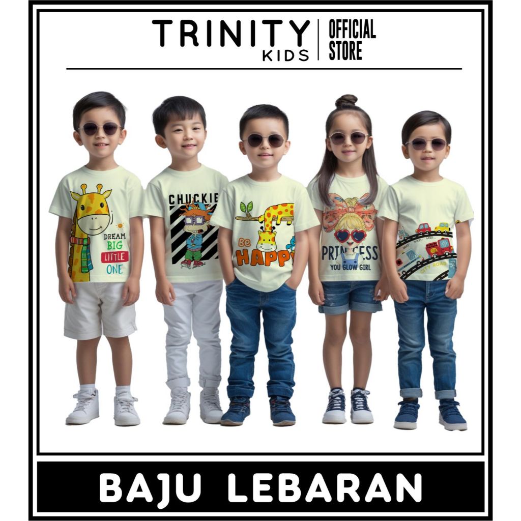 Jual KABENOS KIDZ Baju Kaos Anak Laki-Laki Dan Perempuan Unisex Banyak Motif Series Binatang ...
