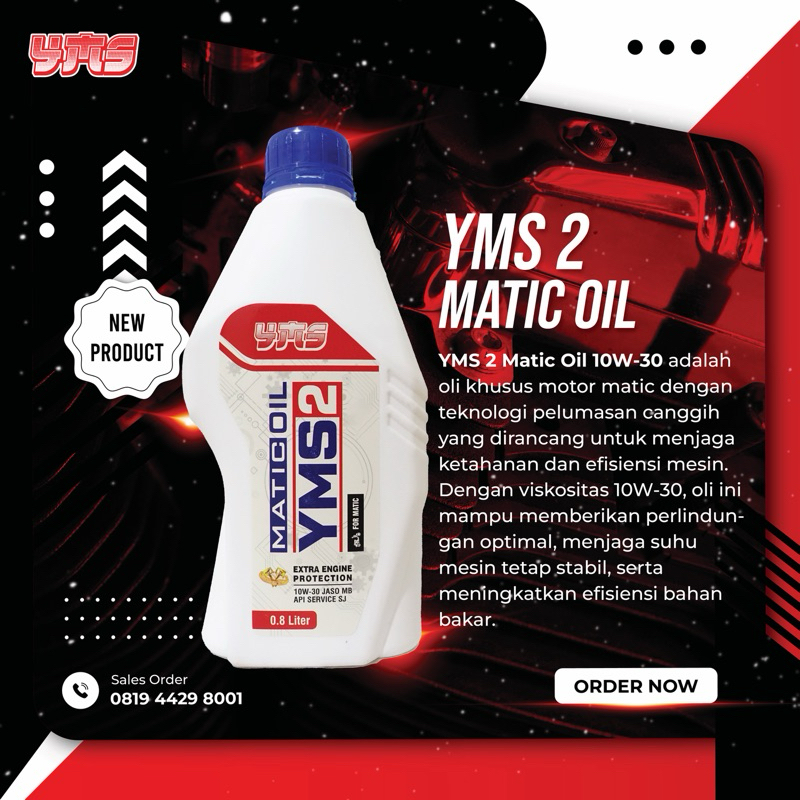 Jual Oli Motor Matic YMS untuk Beat/Vario/PCX/Nmax/Xmax | Shopee Indonesia