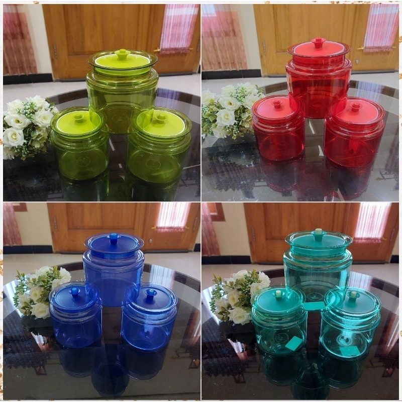 Jual NEW!! Toples Counterpart 900ml / CP/ Toples kristal Tupperware | Shopee Indonesia