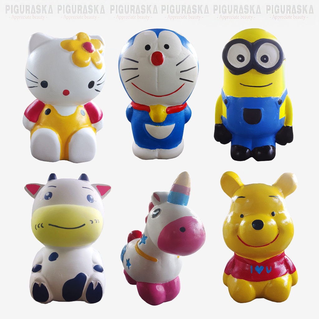 Jual Celengan Gipsum Karakter Viral / Celengan Anak Anak / Minion ...