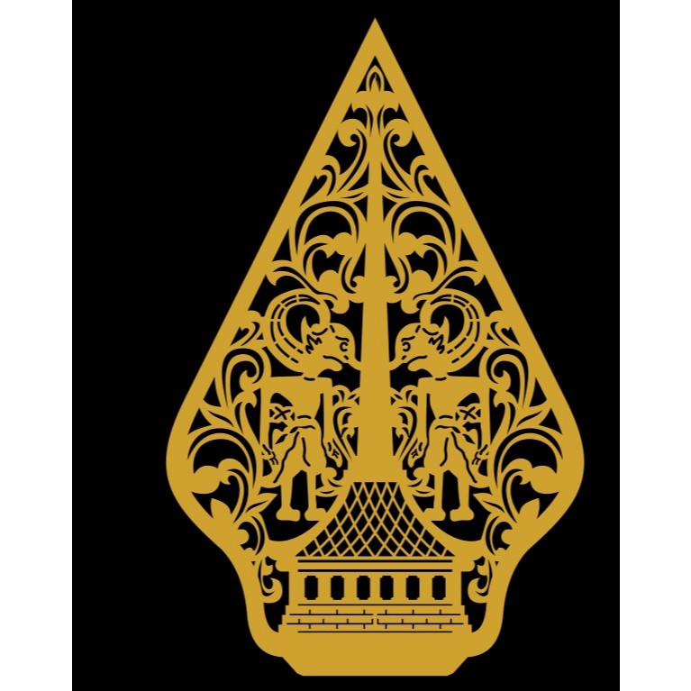 Jual gunungan wayang dekorasi gunungan wayang backdrop bahan spon eva ...