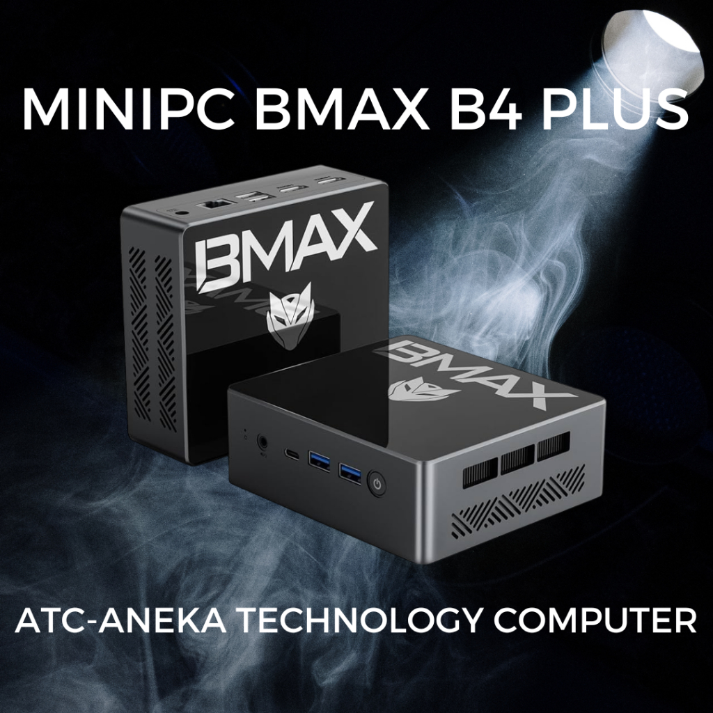 Jual Mini PC Office BMAX B4 Plus Intel N100 Gen12 8/256GB SSD USB Type ...