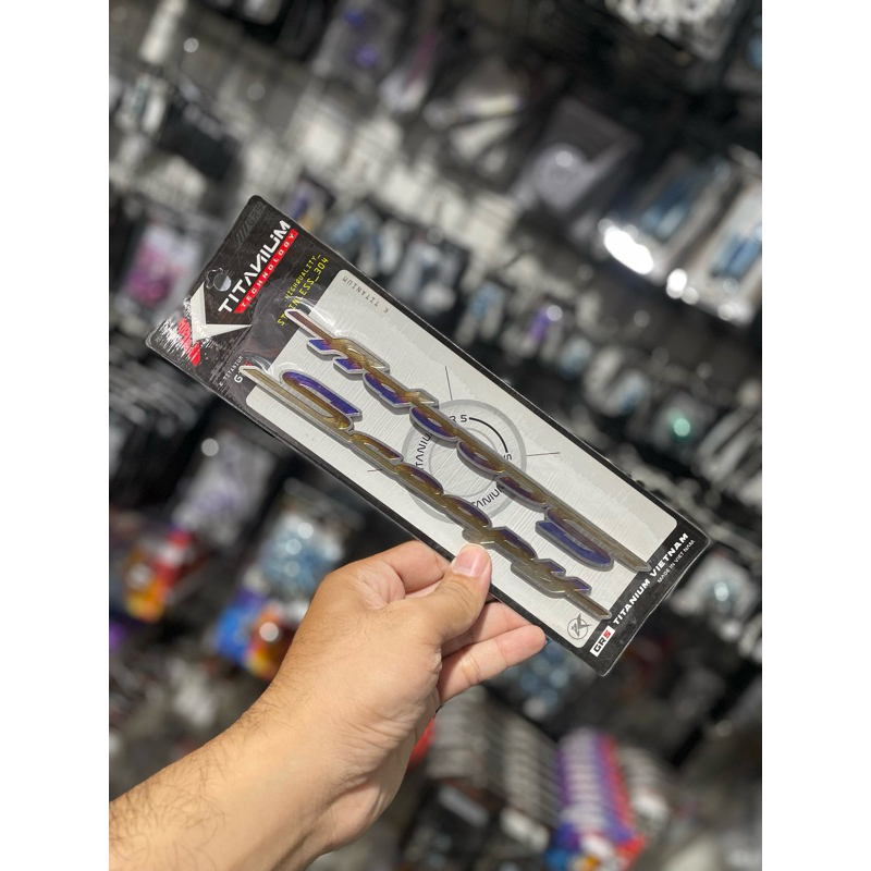 Jual Emblem Titanium Body Tulisan SCOOPY Original Vietnam | Shopee ...