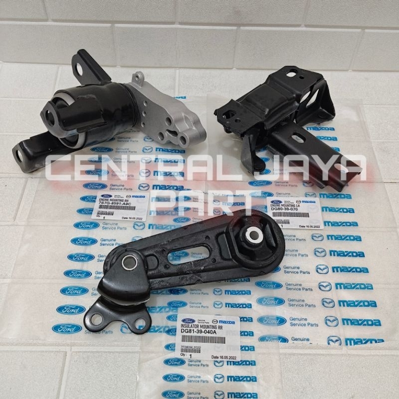 Jual ENGINE MOUNTING SET MATIC MAZDA 2 NON SKY MAZDA 2 OLD 3PC ORIGINAL ...
