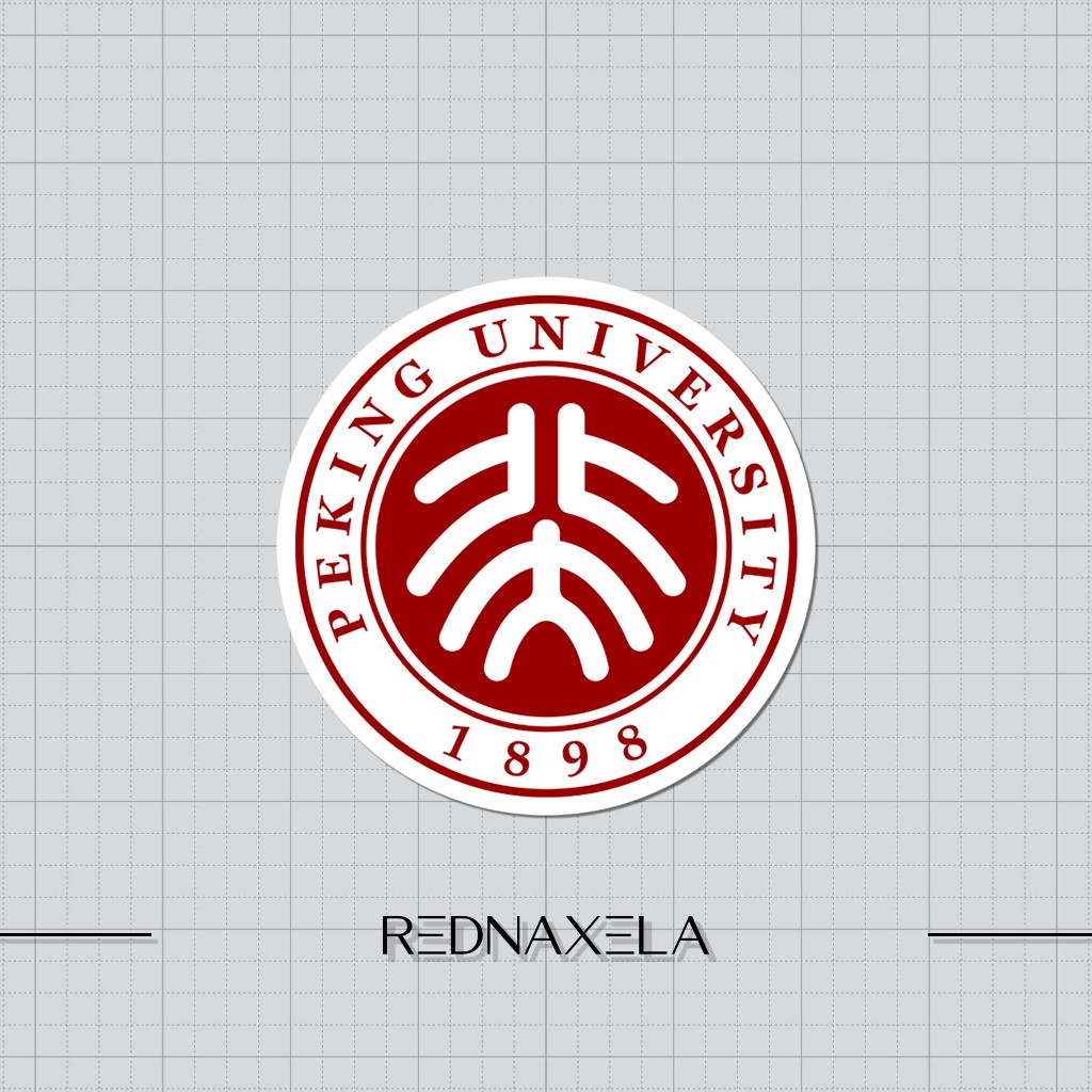Jual Stiker Vinyl Peking University Logo Stiker Laptop High Quality ...