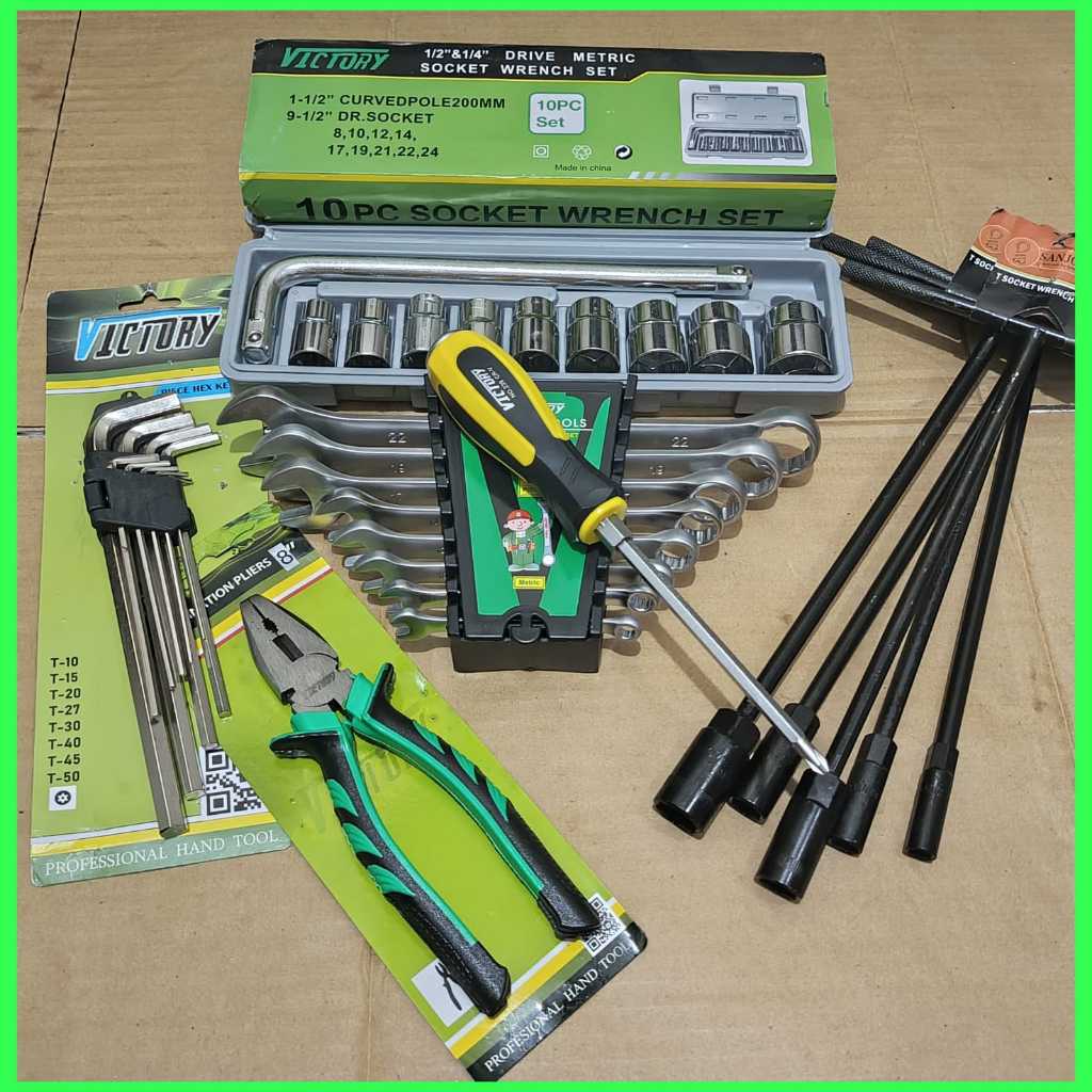 Jual Paket Kunci Bengkel Lengkap Full Set Victory Tools / Alat Kunci ...