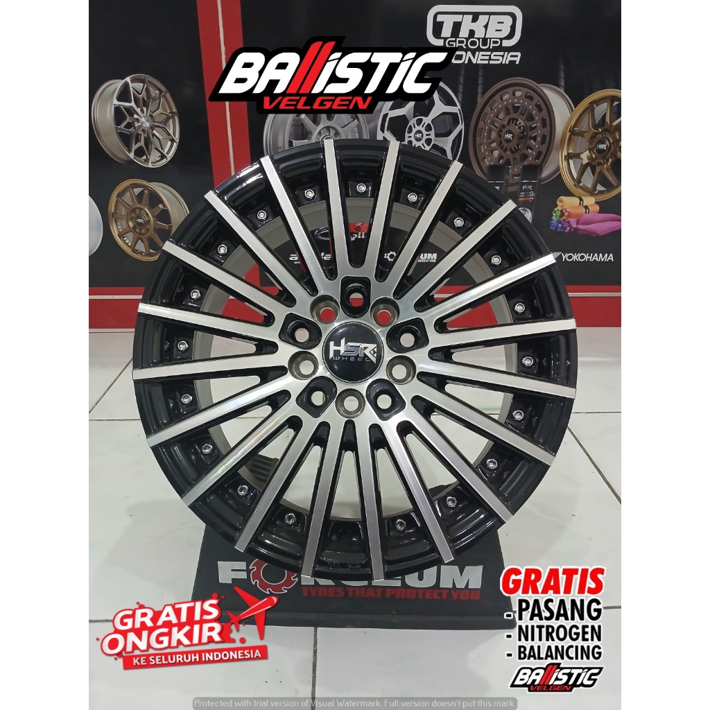 Jual Velg Racing Ertiga Ring 15 pnp ban standart Velg HSR Tandam Hole 5 x 100 5 x 114,3 Jari ...