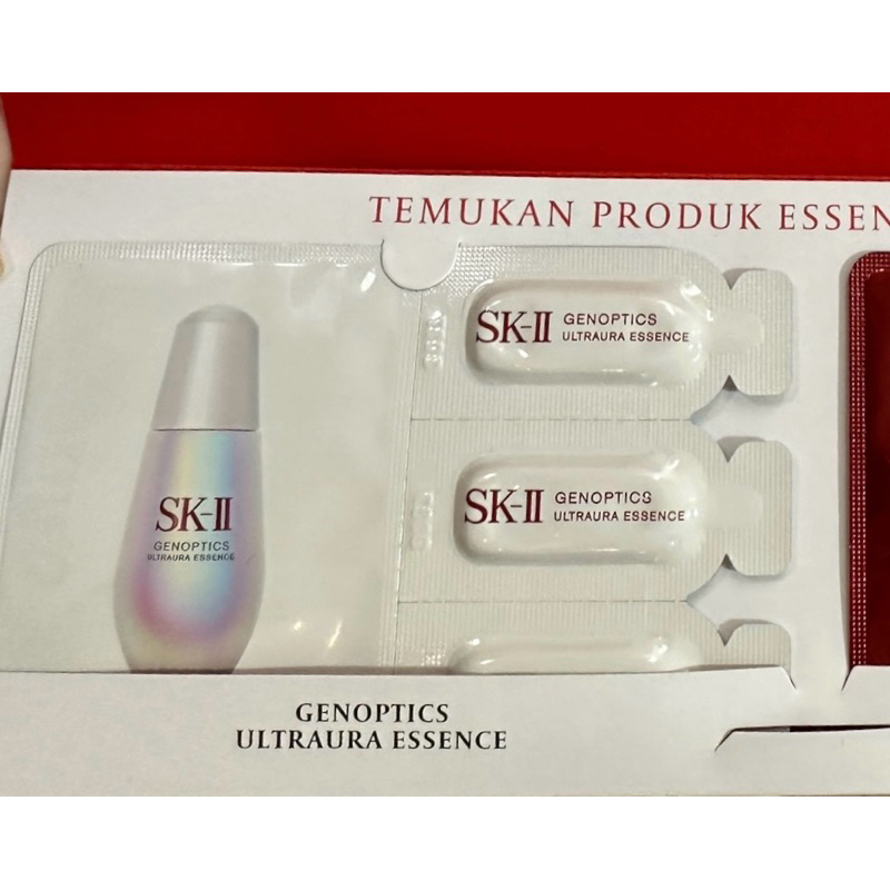 Jual SK-II Genoptics Ultra Aura Essence Sachet isi 3 ampoule | Shopee Indonesia