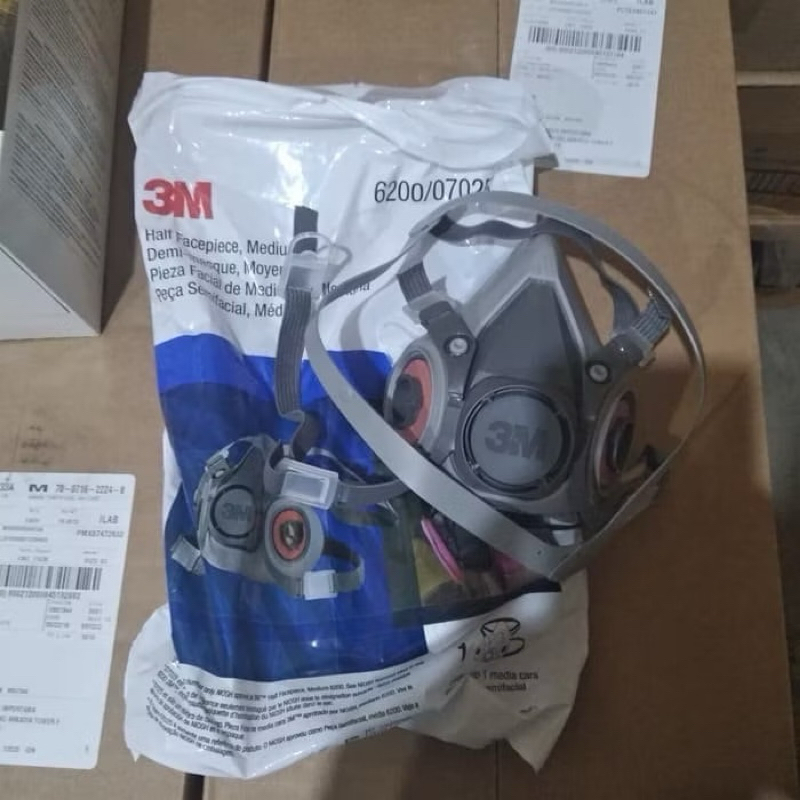 Jual Paket RESPIRATOR Double Filters 3M series 6200 dan 3M 6001 | Shopee Indonesia