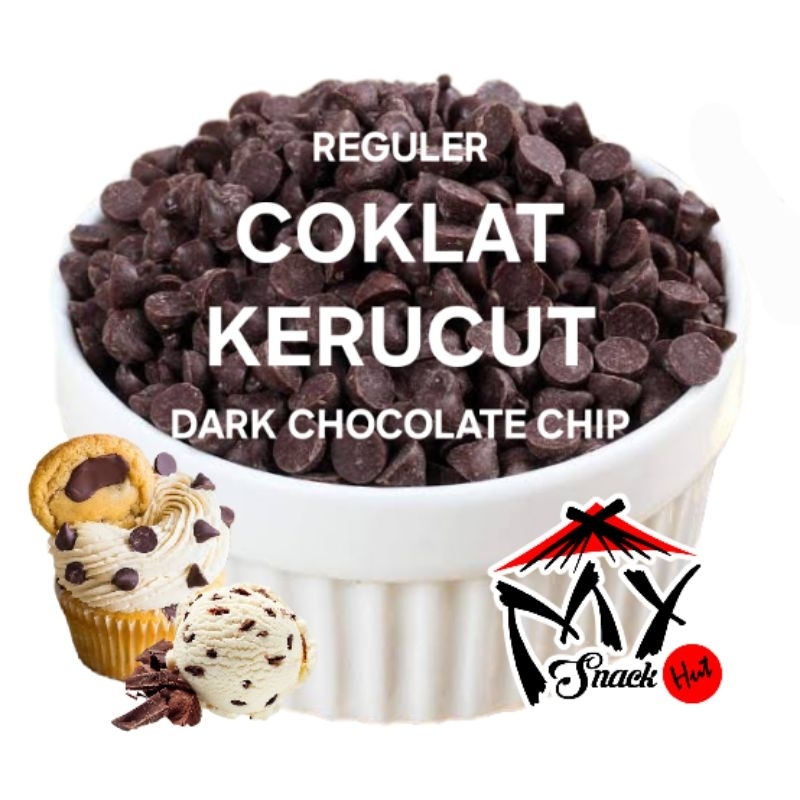 Jual COKLAT KERUCUT DARK 250GR CHOCOLATE CHOCO CHIP CHIPS COKELAT PAKU ...