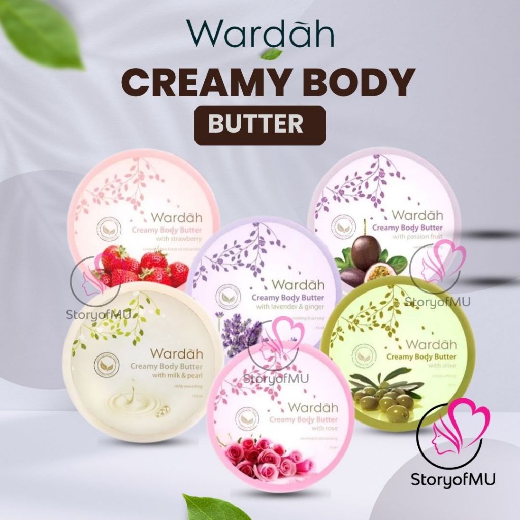 Jual WARDAH Creamy Body Butter 50ml - Body Lotion | Melembabkan Dan ...