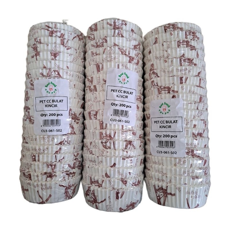 Jual Cup Roti Laminasi Bulat 8 cm Isi 200 pcs | KINCIR | Shopee Indonesia