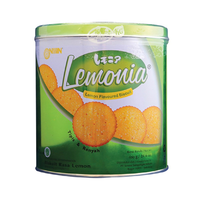 Jual Lemonia Biskuit Lemon Kaleng 650Gram | Shopee Indonesia