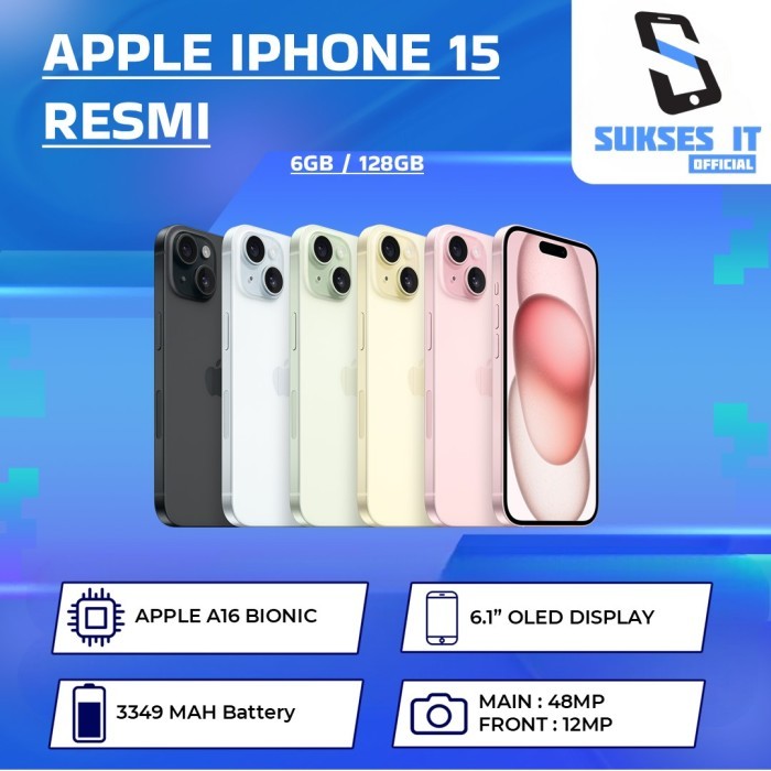 Jual HP IP 15 128GB A16 BIONIC GARANSI RESMI | Shopee Indonesia