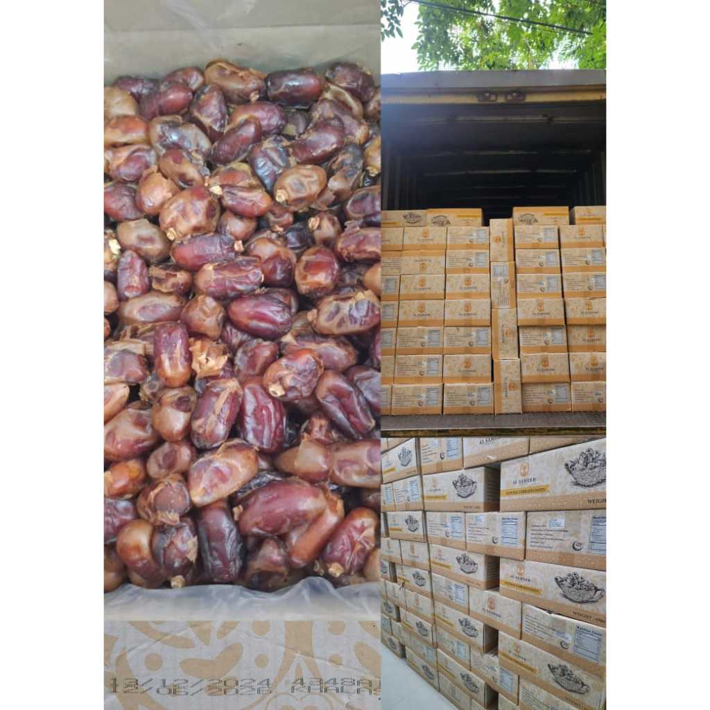 Jual Kurma Khalas 10kg Kurma Khalas Saad 10kg Kurma Khalas Al Sameer ...