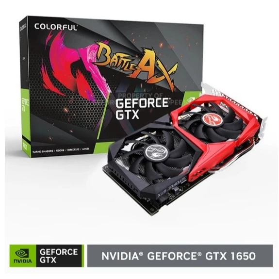 Jual NVIDIA GeForce GTX 1650 GEFORCE AUX Battle AX | Shopee Indonesia