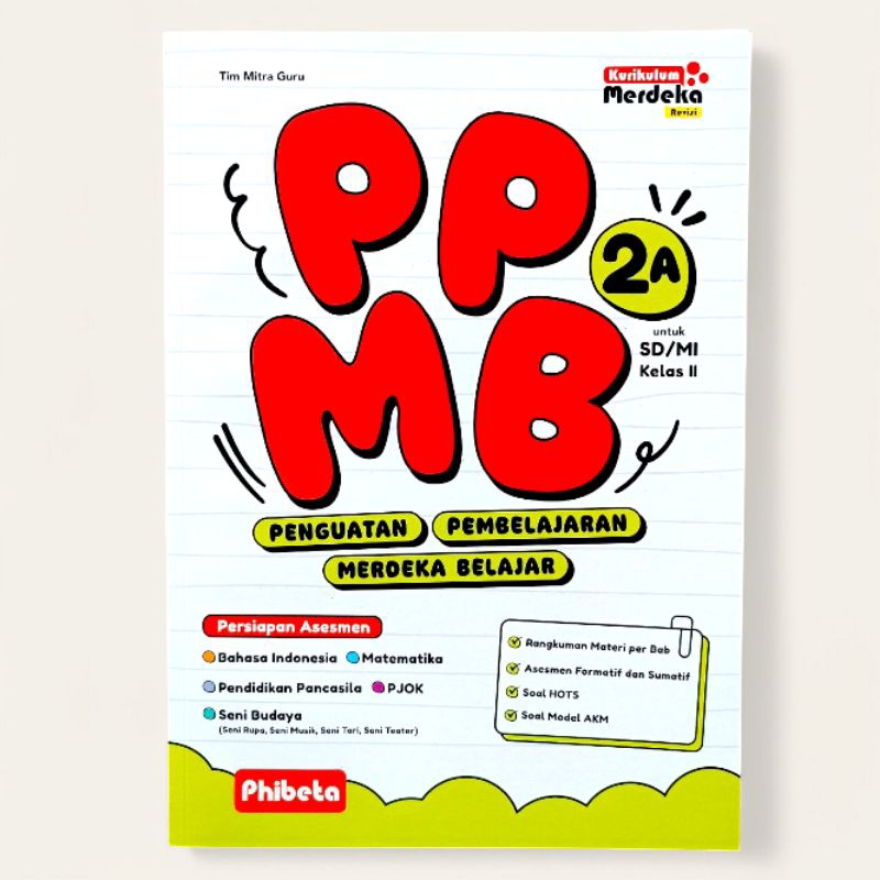 Jual BUKU PPMB 2A 2B PENGUATAN PEMBELAJARAN MERDEKA BELAJAR Soal Soal ...